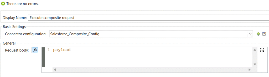 Salesforce Composite Connector in MuleSoft - TGH