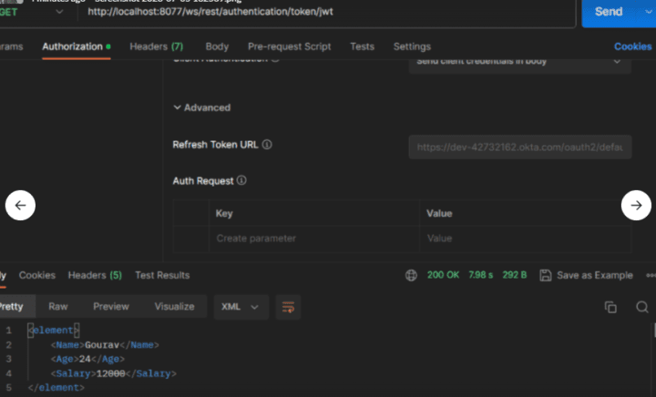Create JWT Token Authentication from Okta and Implementation - TGH