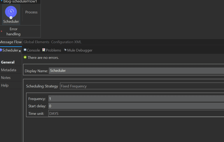 Scheduler and Cron Expression in MuleSoft - TGH