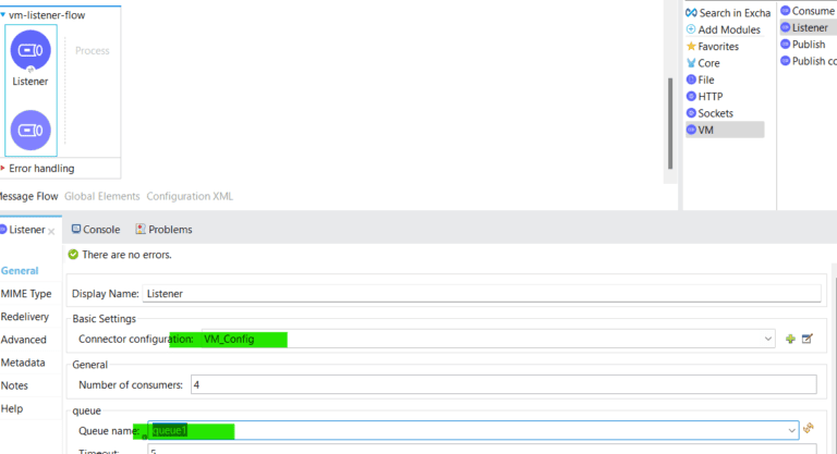 VM Connector In MuleSoft - TGH